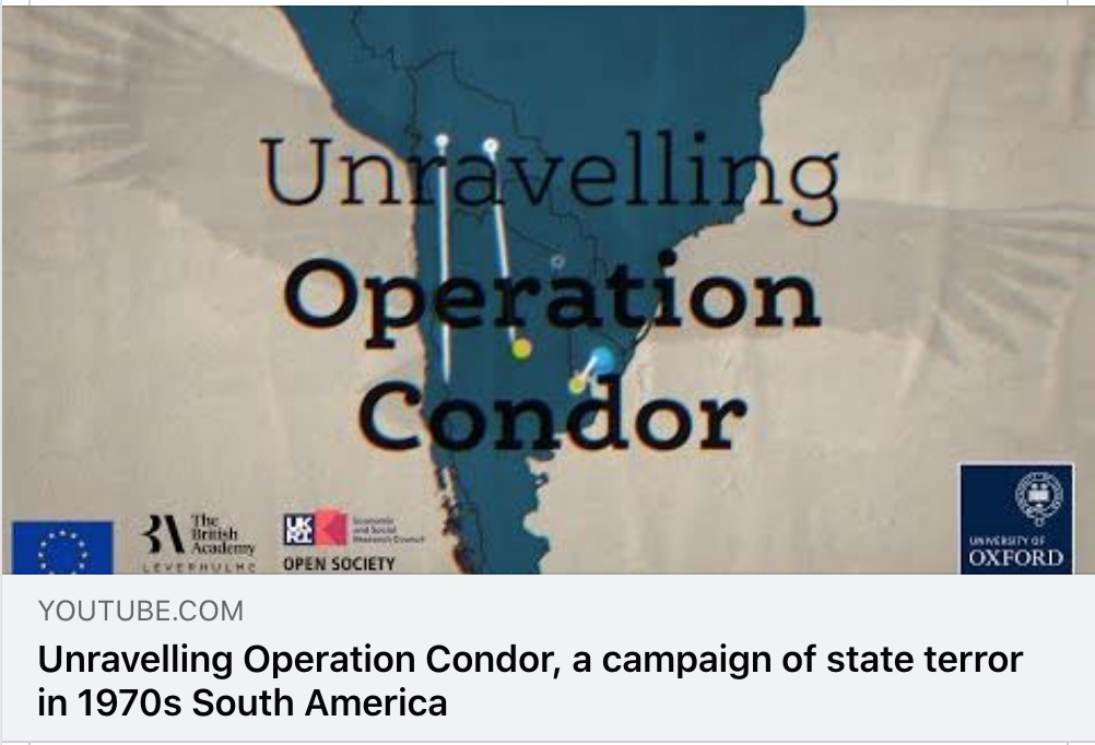 New Oxford Impacts video released on Operation Condor | Latin American ...